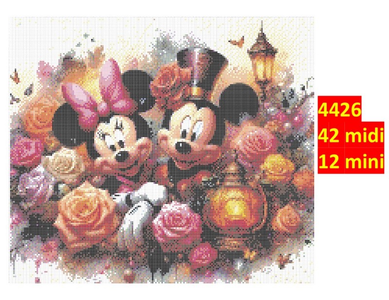 Mickey Mouse | GRATIS Hama mønster