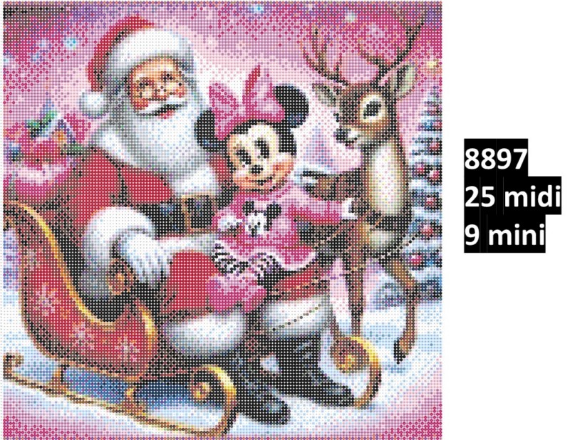 Mickey Mouse | GRATIS Hama mønster